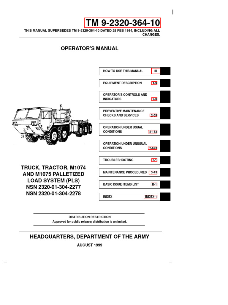 TM 9 2320 364 10 | PDF
