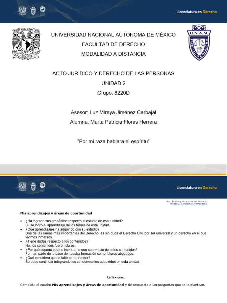 Floresm A3u2 Acto Jur Der Pers. | PDF