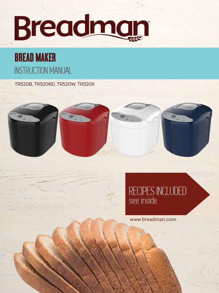 TR520 Bread Maker Instruction Manual | PDF