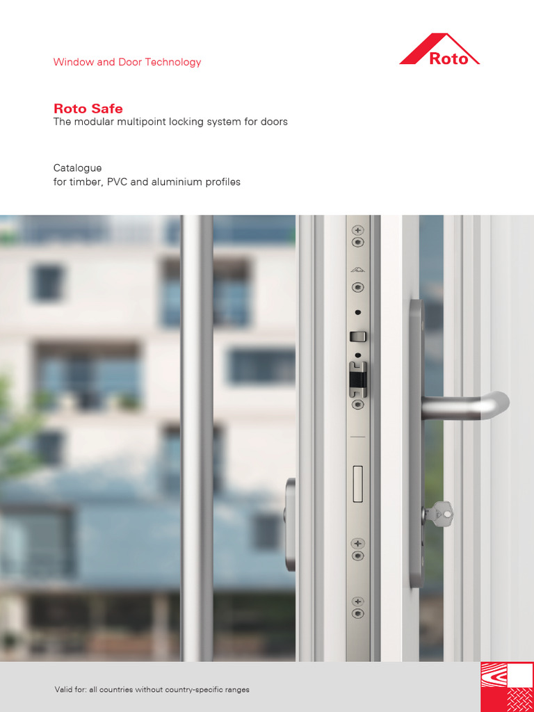 Roto Safe - Catalogue For Timber, PVC and Aluminium Profiles | PDF