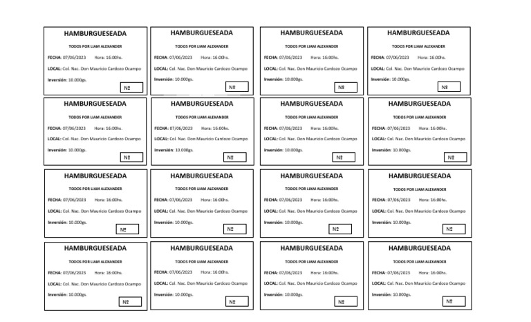 Adhesion Hamburgueseada 2023 | PDF