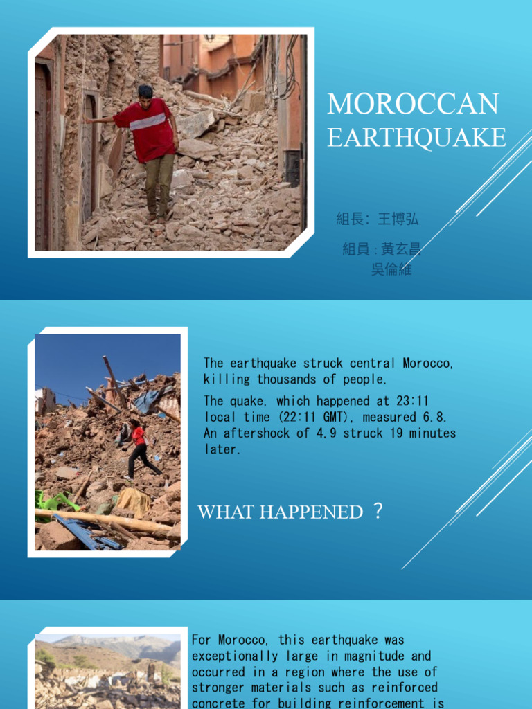 Moroccan Earthquake | PDF | Science & Mathematics