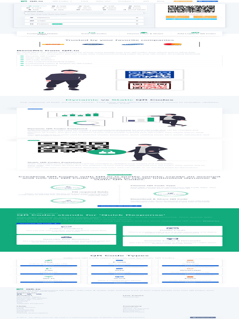 QR - Io QR Code Generator Create QR Codes | PDF | Qr Code | Computing