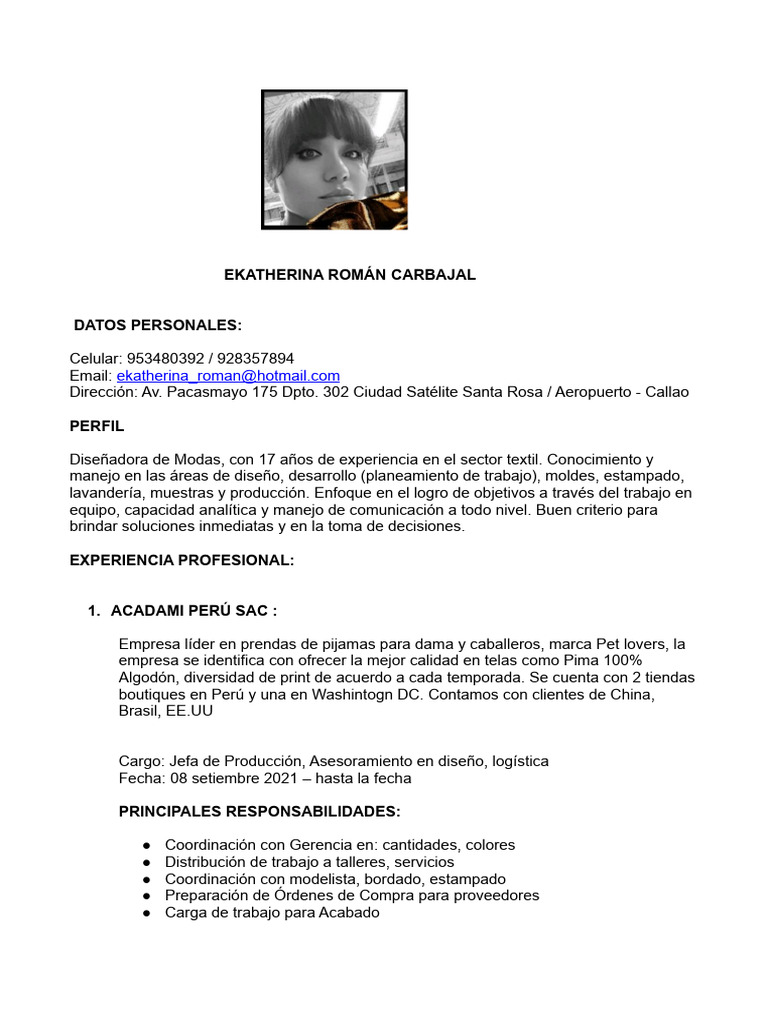 Ekatherina Román Carbajal | PDF