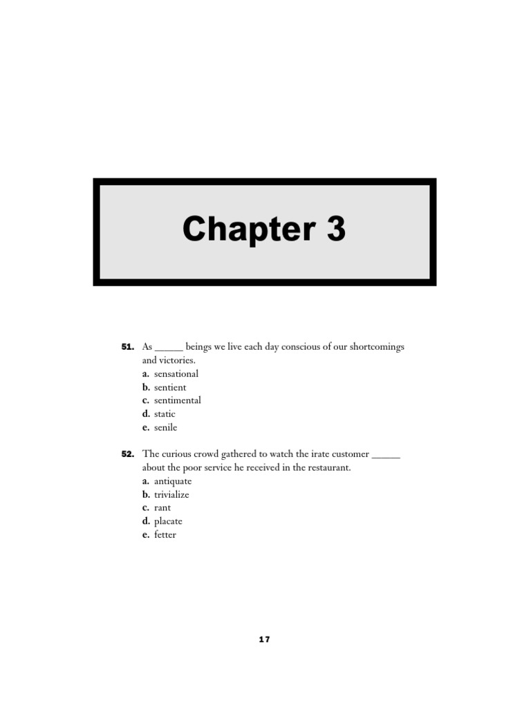 3 Practice Questions Sentence Completion With Answers