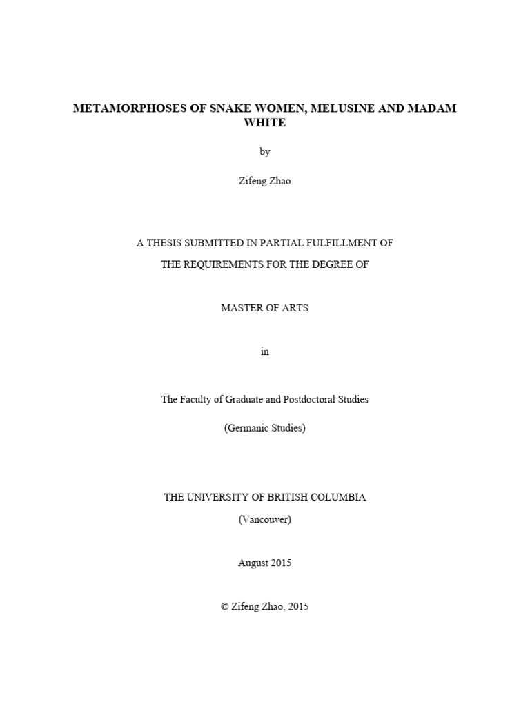 Melusine and Madam White | PDF | Shapeshifting | Deities