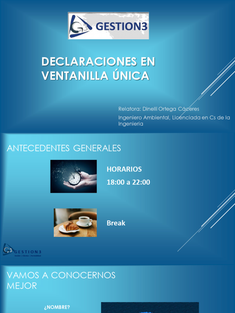 Declaraciones en Ventanilla Unica | PDF | Tecnología e ingeniería