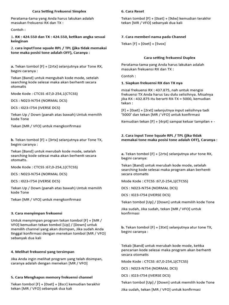 Cara Setting HT Altron | PDF