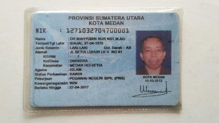 KTP (Prof. Wahyudin) | PDF