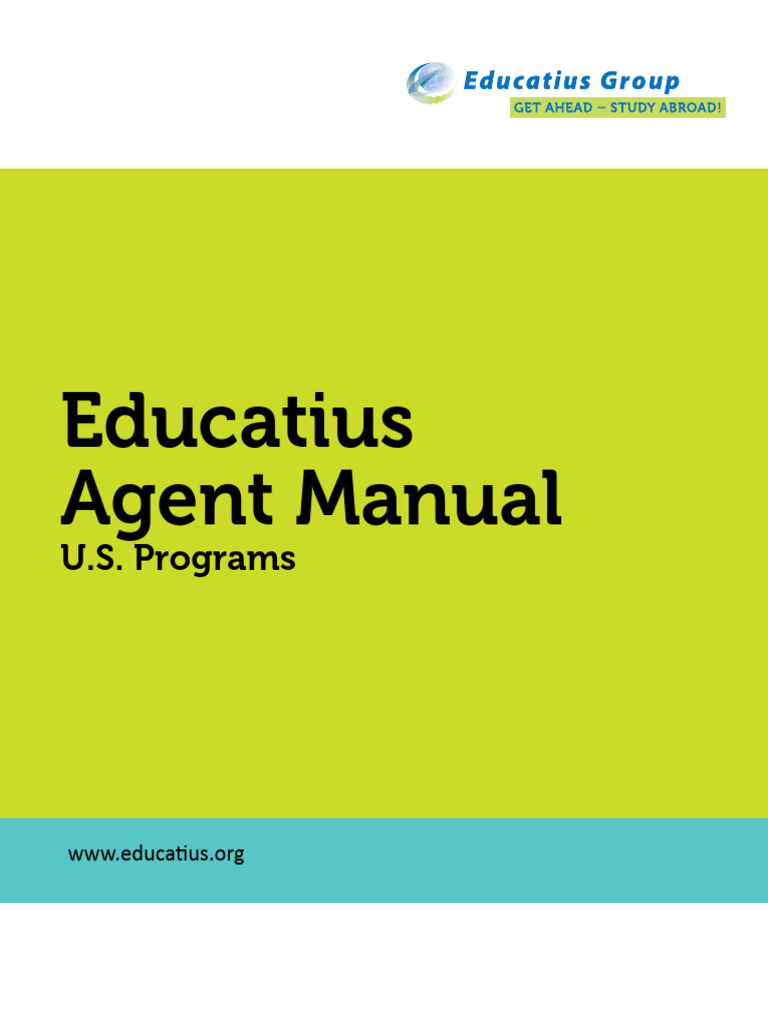 Educatius Agent Guide | PDF | Travel Visa | Schools