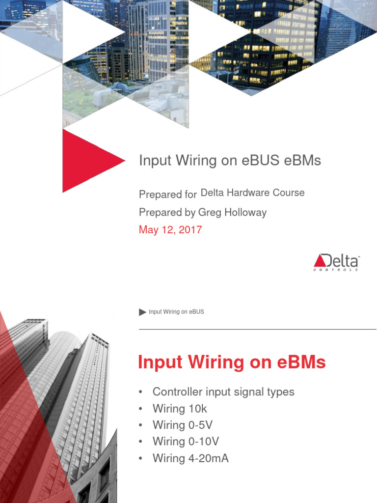 6 Input Wiring EBUS | PDF