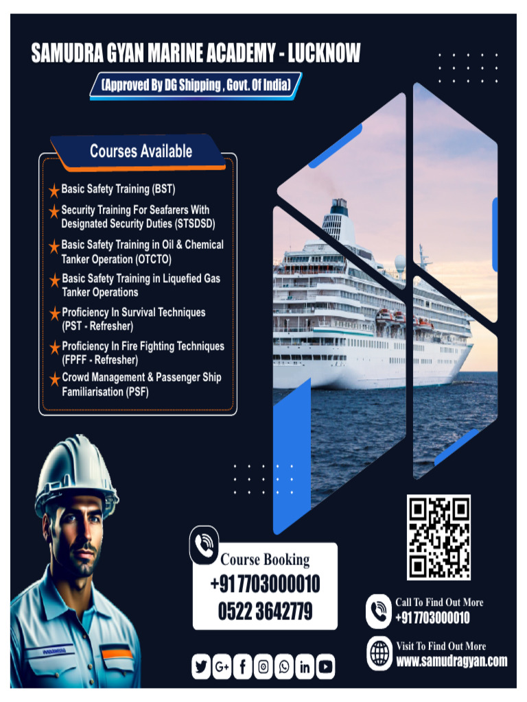 Sgma Courses Fee 1 | PDF | Merchant Navy | Watercraft