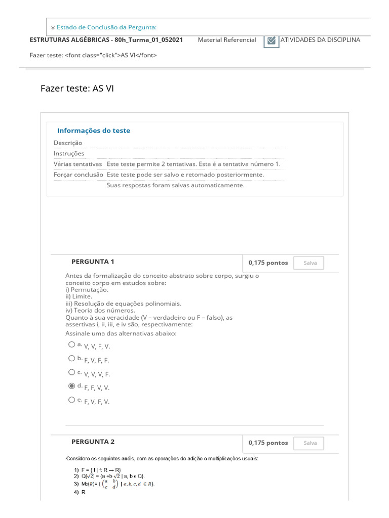 ASVI - UNIDADE VI - História Da Álgebra Abstrata e Corpos | PDF ...