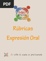 Rúbrica para Evaluar la Expresión Oral | PDF