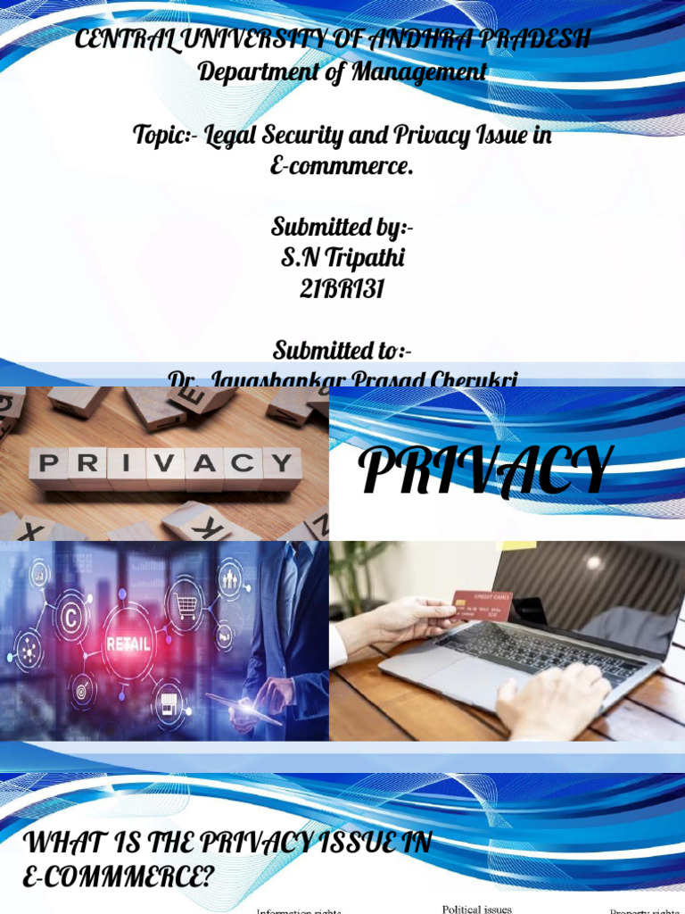 E Commerce Privacy Security Issues Pdf Technology Engineering