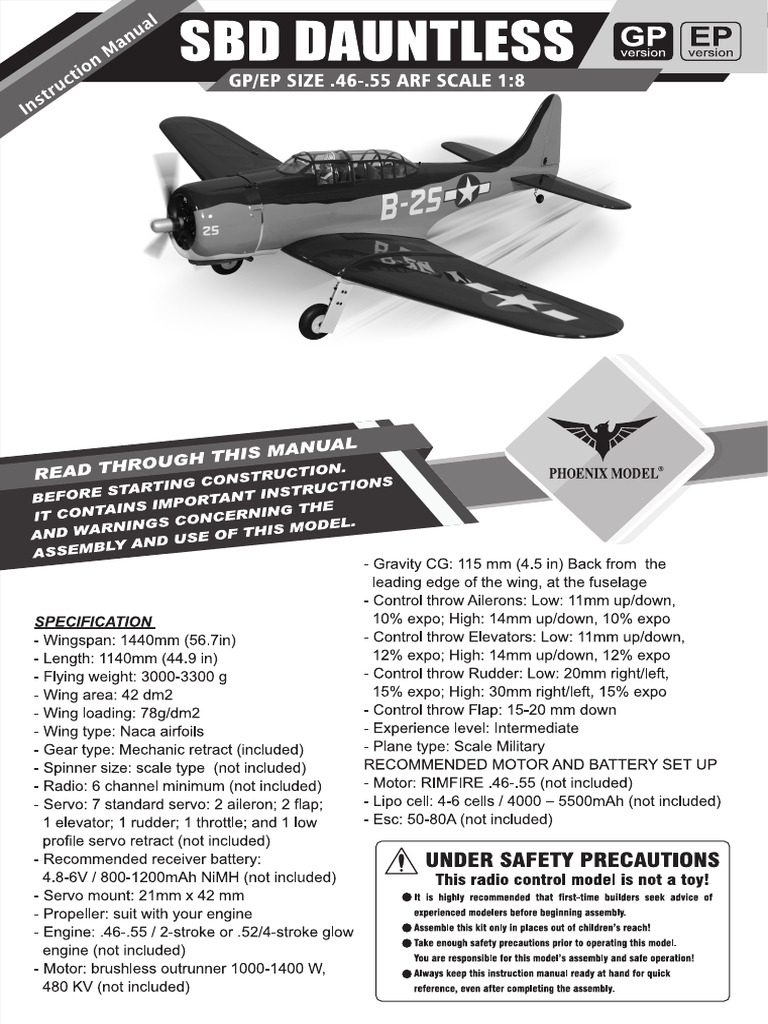 PH123-SBD Dauntless A4 | PDF