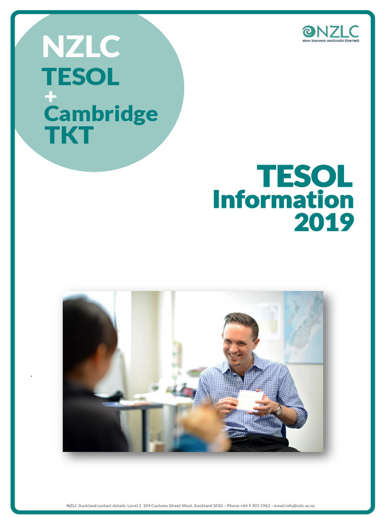 2019 Tesol Info Application Typeable Pdf English As A Second Or Foreign Language Teachers 