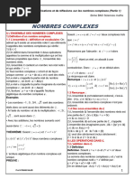 Exercices Corriges Nombres Complexes | PDF | Nombre complexe | Analyse complexe