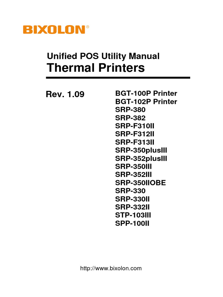 Manual Unified POS Utility English Rev 1 09 | PDF | Microsoft Windows ...