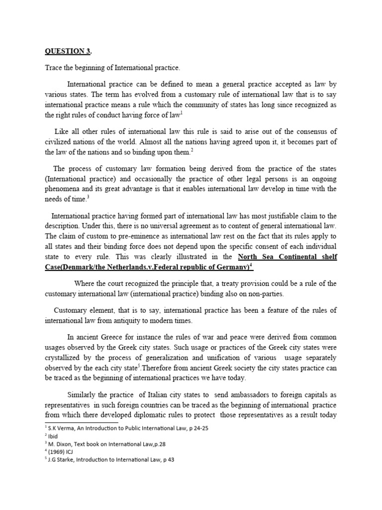 International Practice | PDF