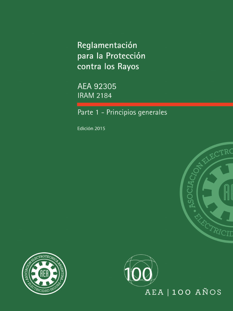 Aea 92305-1 | PDF | Relámpago | Comisión Electrotécnica Internacional