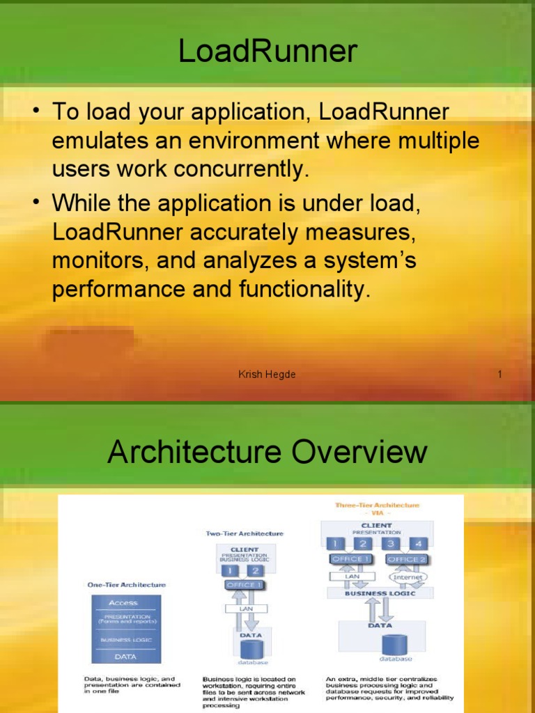 LoadRunner for Performance Testing | PDF | Computer Engineering | Software