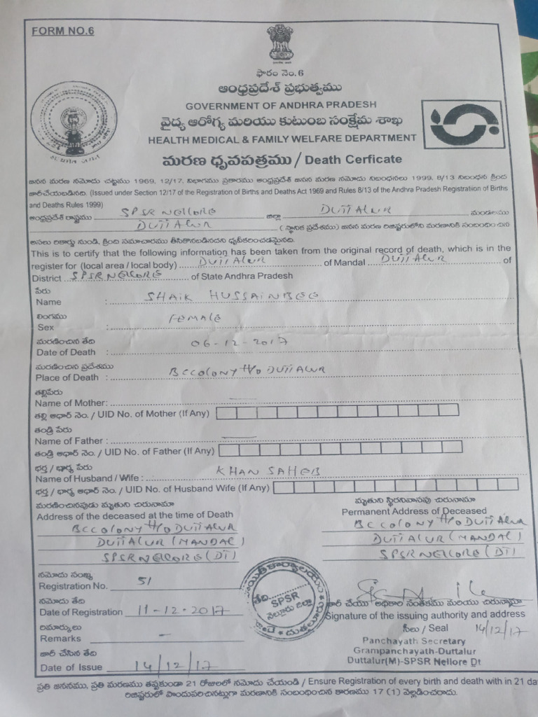 FMC Ramnmm Death | PDF