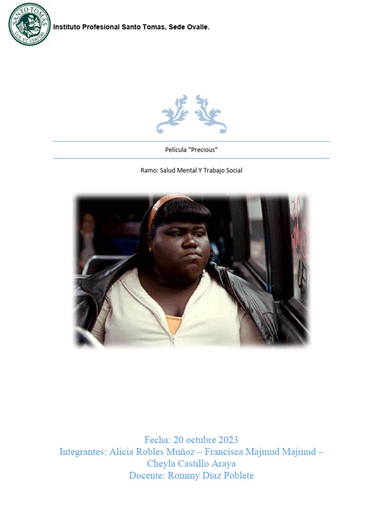Pelicula "Precious" | PDF