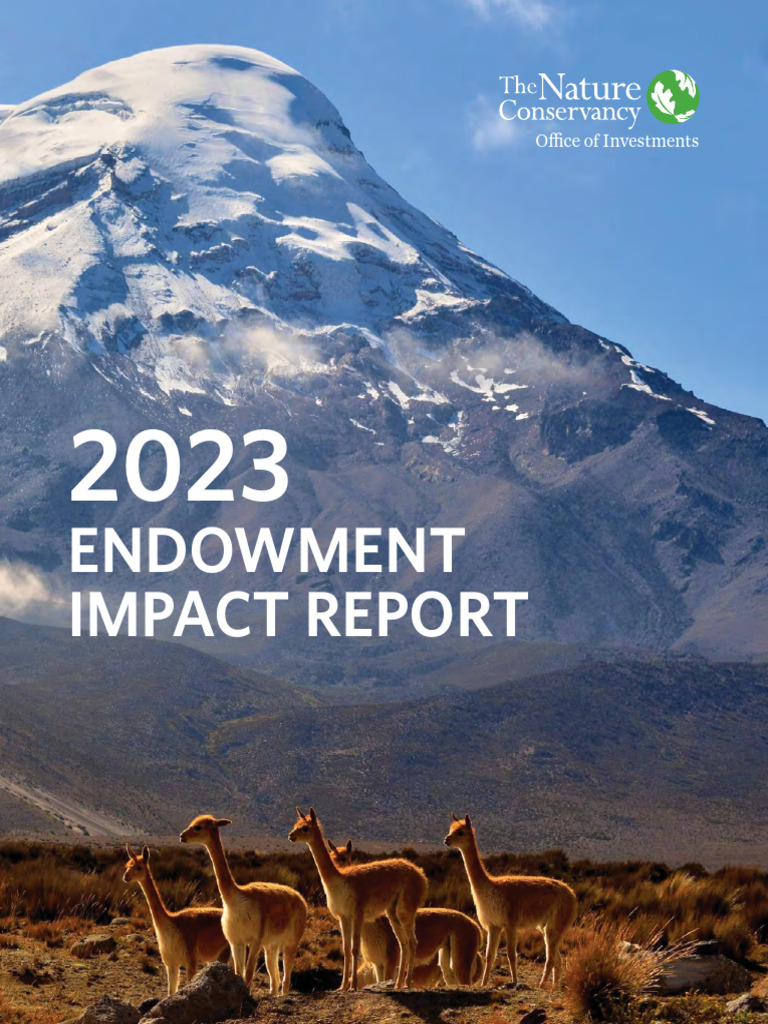 The Nature Conservancy - 2023 Endowment Impact Report (40p) | Download ...