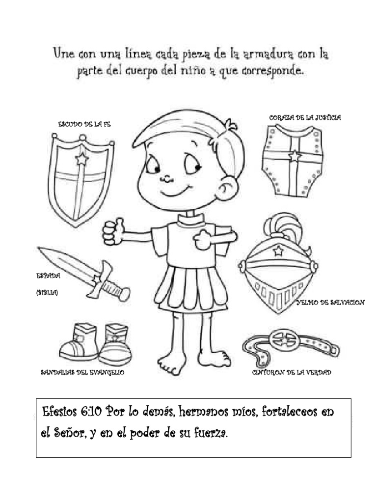 Armadura de Dios para Ninos | PDF