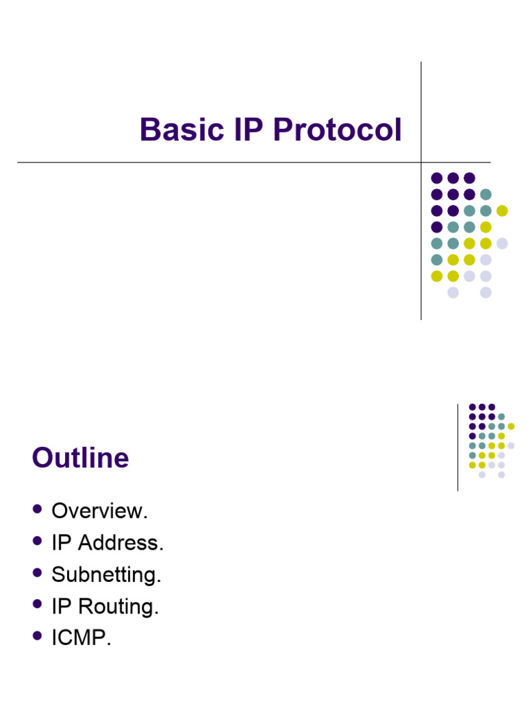 2-IP Addressing Subnet Internet Control Protocols | PDF | Internet Protocol Suite | Internet ...