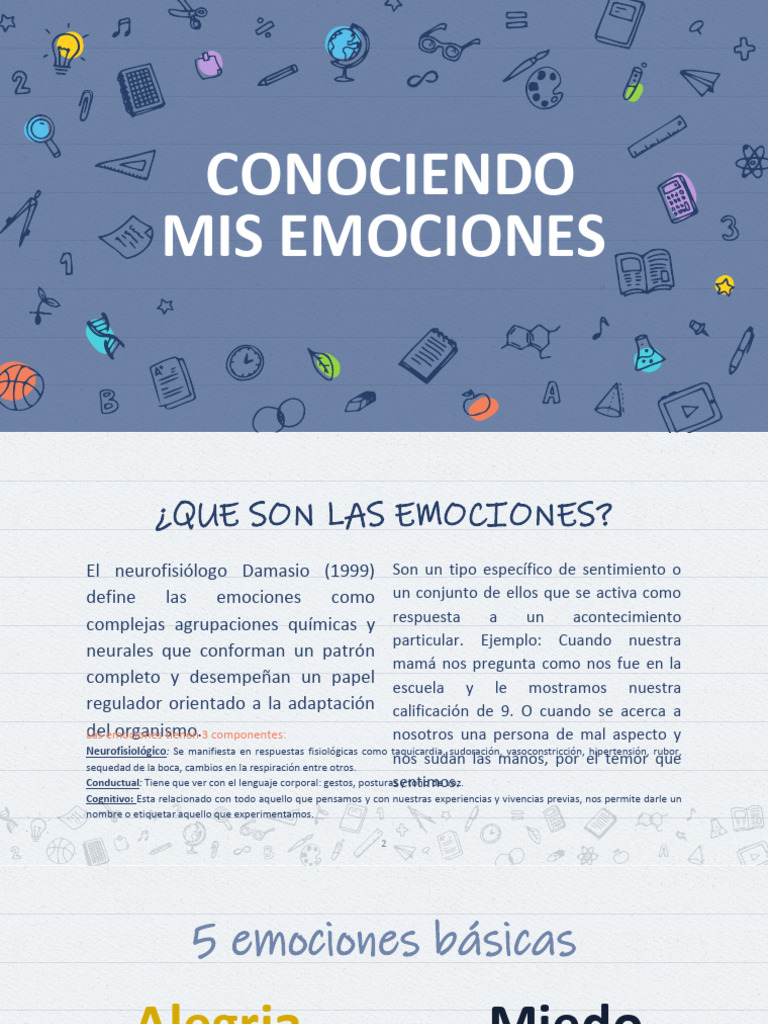 Conociendo Mis Emociones: Guía Práctica | PDF | Las emociones | Sicología