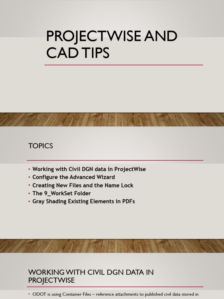 Project Wise and CADTips | PDF | Computer File | Information Retrieval