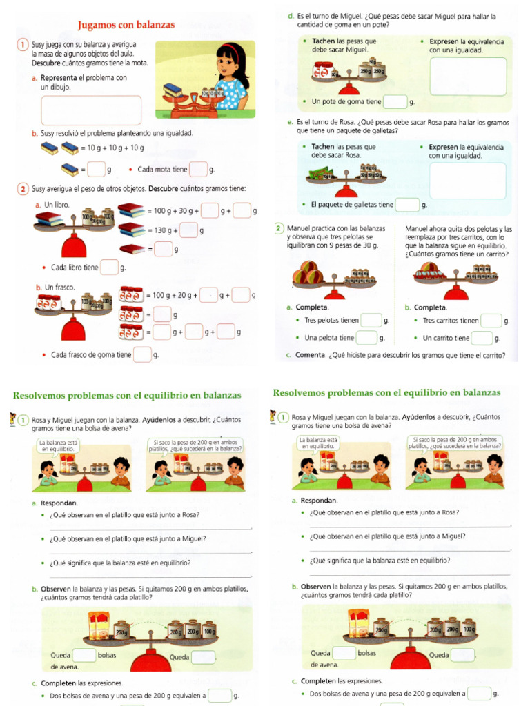 Imprimir Balanzas 2 | PDF