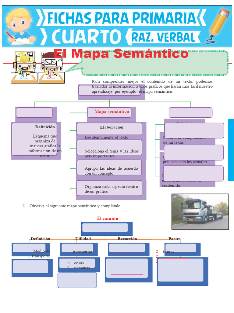 El-Mapa-Semántico-para-Cuarto-Grado-de-Primaria | PDF | glaciar | Espárragos