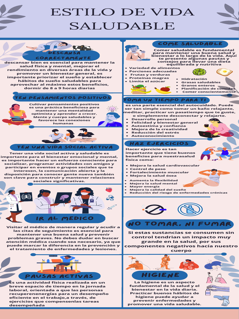 Estilo de Vida Saludable | Descargar gratis PDF | Cuidado de la salud