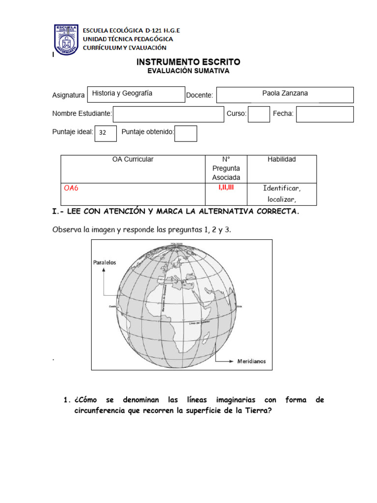 Eval. Hist. | PDF | Américas | Ecuador