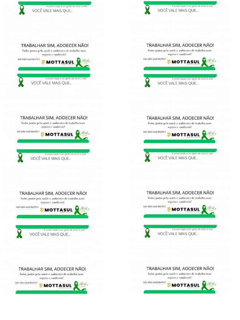 Campanha Abril Verde | PDF