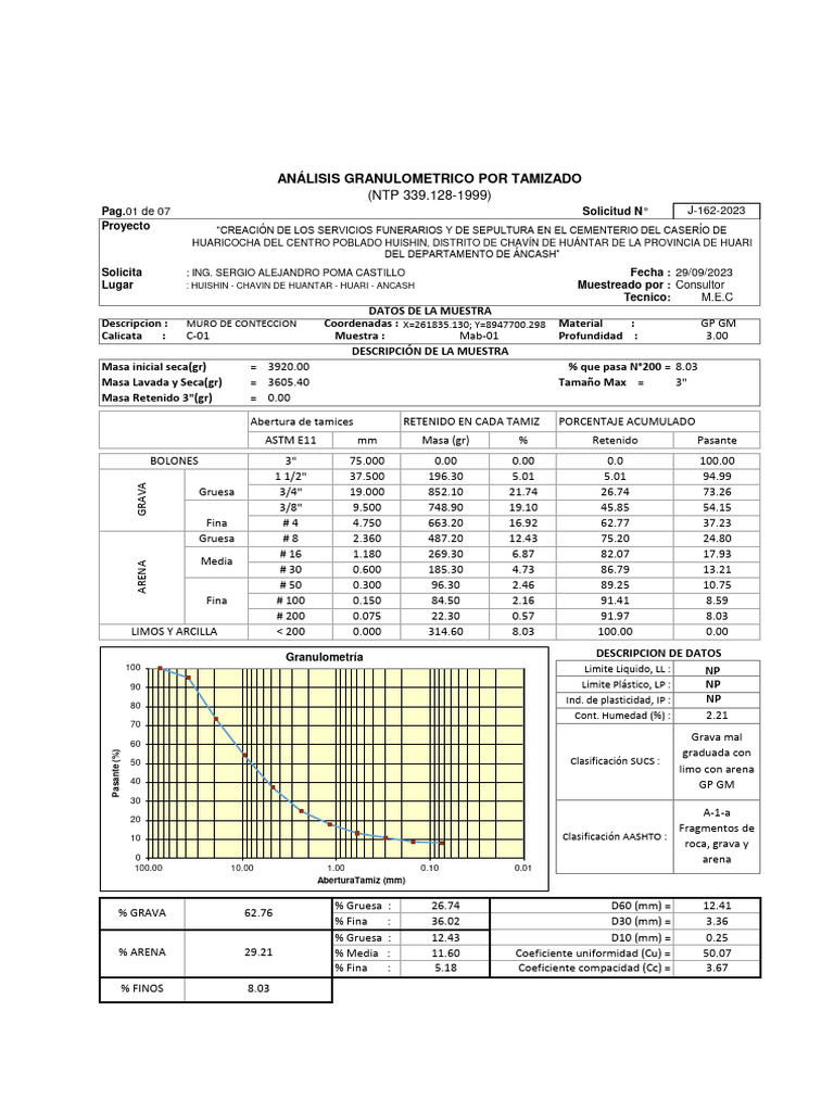 C-01 Ing. Sergio Alejandro Poma - CP | PDF