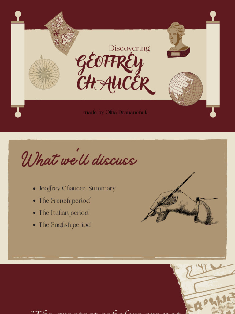 Jeoffrey Chaucer | PDF | Geoffrey Chaucer | Poetry