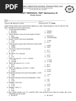Compiled UPCAT Questions Mathematics - Dxgty9 PDF | PDF | Triangle | Area