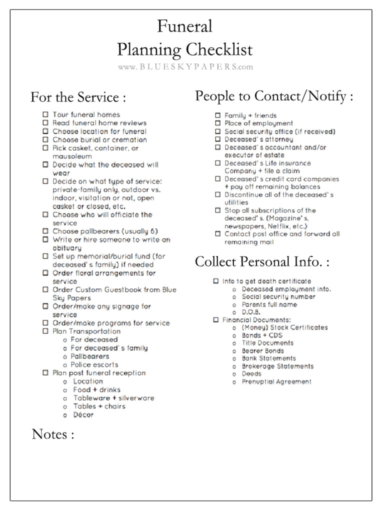 Funeral Planning Guide | PDF