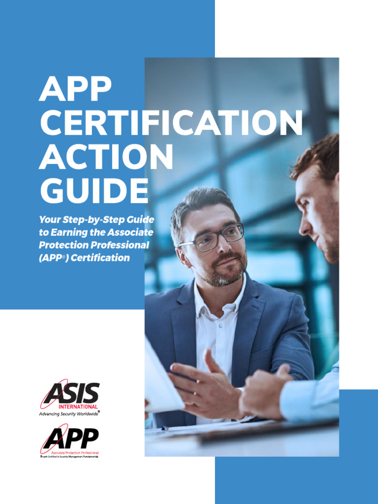 ASIS23 Certification APP Action Guide | PDF | Computers