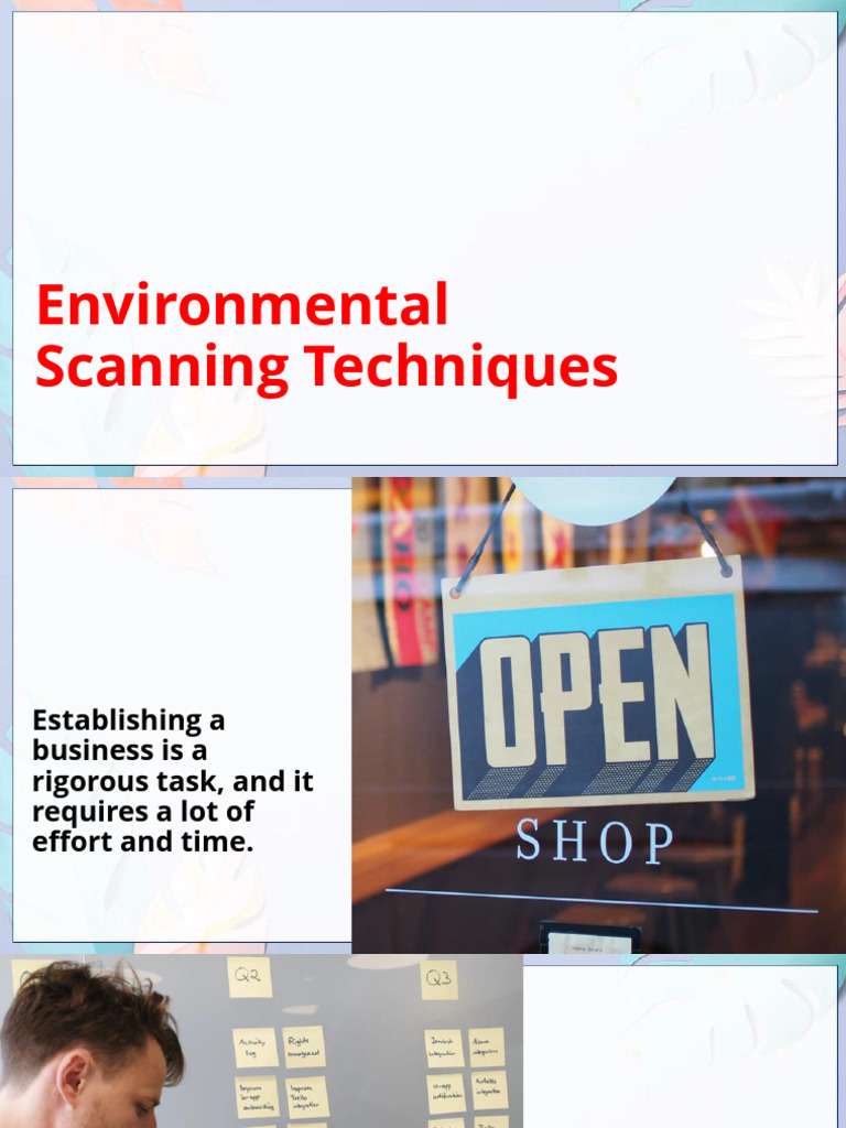 5 Environmental Scanning Techniques - 0 | PDF | Swot Analysis ...