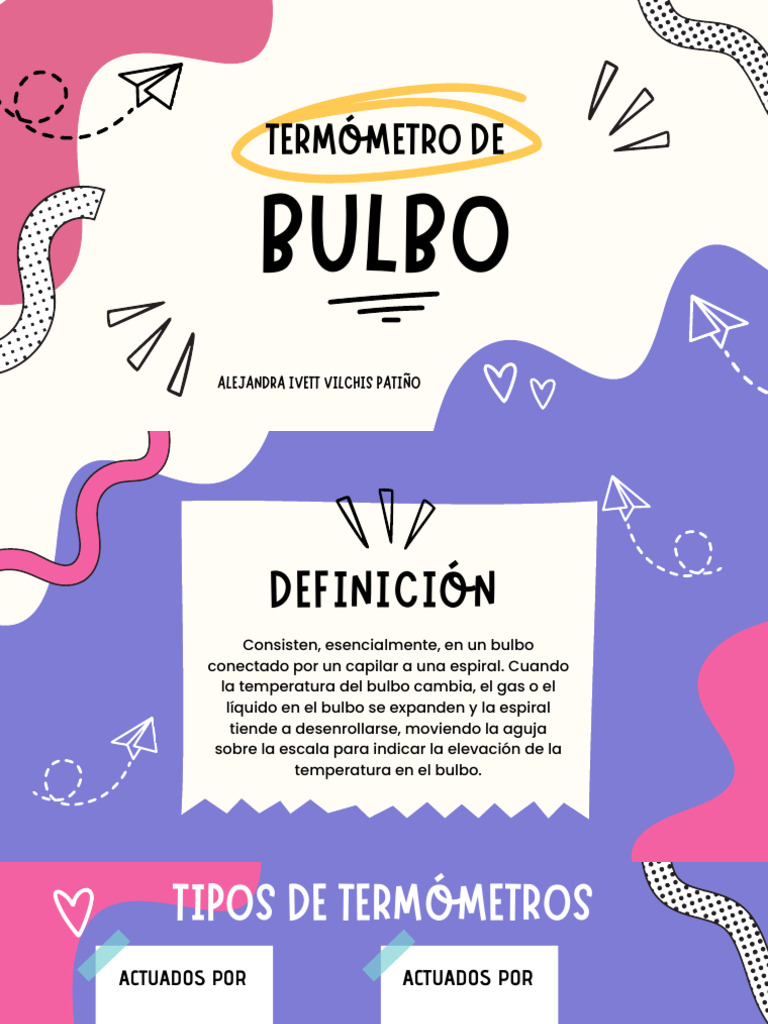 Termómetro de Bulbo | PDF | Temperatura | Líquidos
