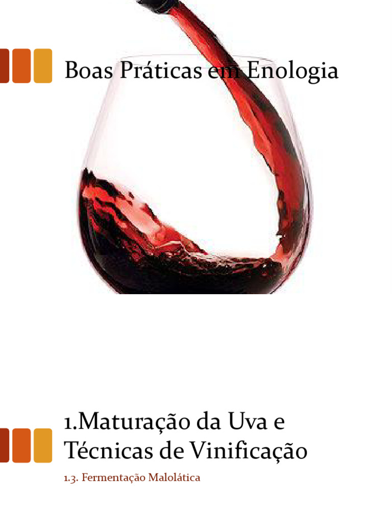1.3. Fermentação Malolática | PDF | Vinhos | Fermentação 1.3. Fermentação Malolática | PDF | Vinhos | Fermentação