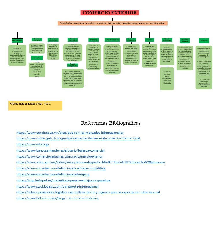 Mapa conceptual_Comercio Exterior | PDF | aduana | Arancel