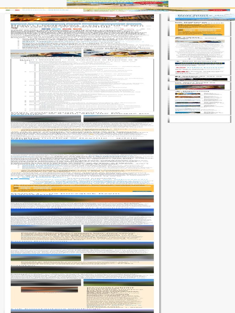 Rzym I Watykan - Co Zobaczyć Plan Zwiedzania Rzy 4 | PDF