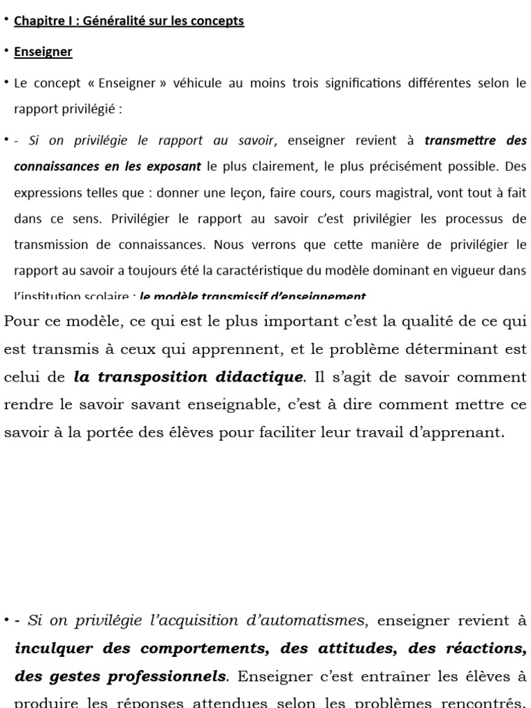 Didactique | PDF | Pédagogie | Enseignement