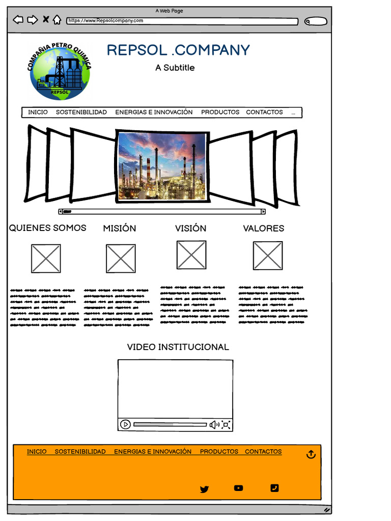 Wireframe Repsol. | PDF